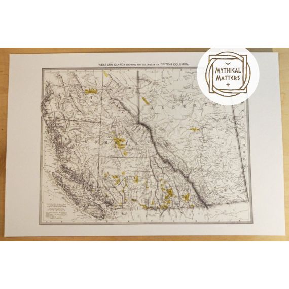 Map of the BC Goldfields